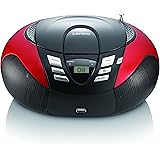 Lenco SCD-37 Radio AM/FM Portable avec Lecteur CD/mp3/wma Port USB Rose: Amazon.fr: TV & Vidéo