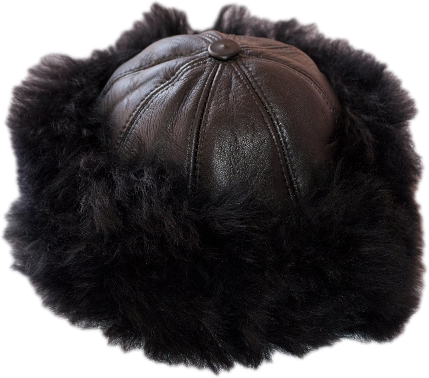 Dazoriginal Russian Hat Cossack Ladies Beanie Leather Faux Fur Ski ...