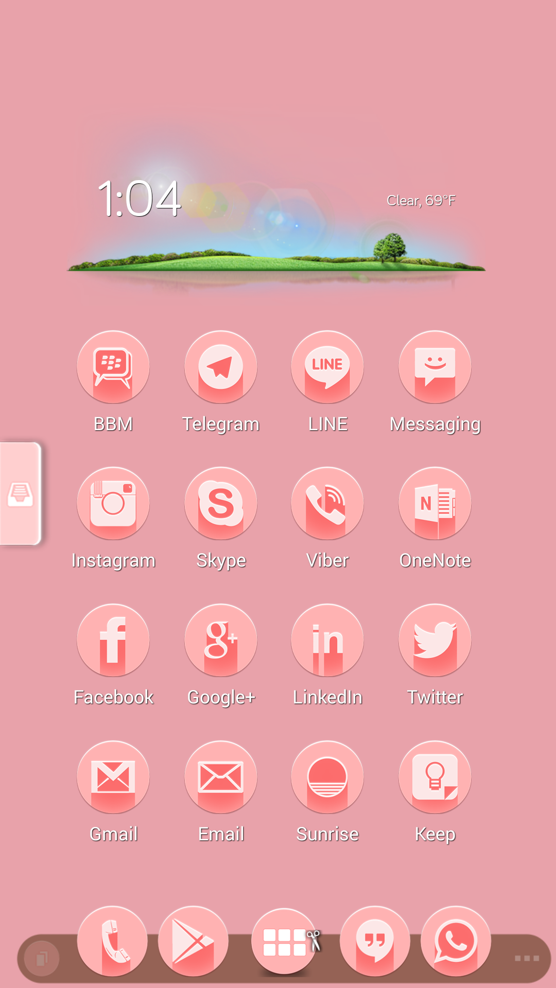 Amazon.com: Baby Pink Icon Pack Theme : Apps & Games