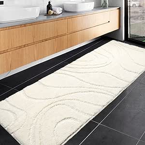 Amazon.com: DEXDE Bathroom Rugs Runner 24 x 60 Inch, Extra Long ...