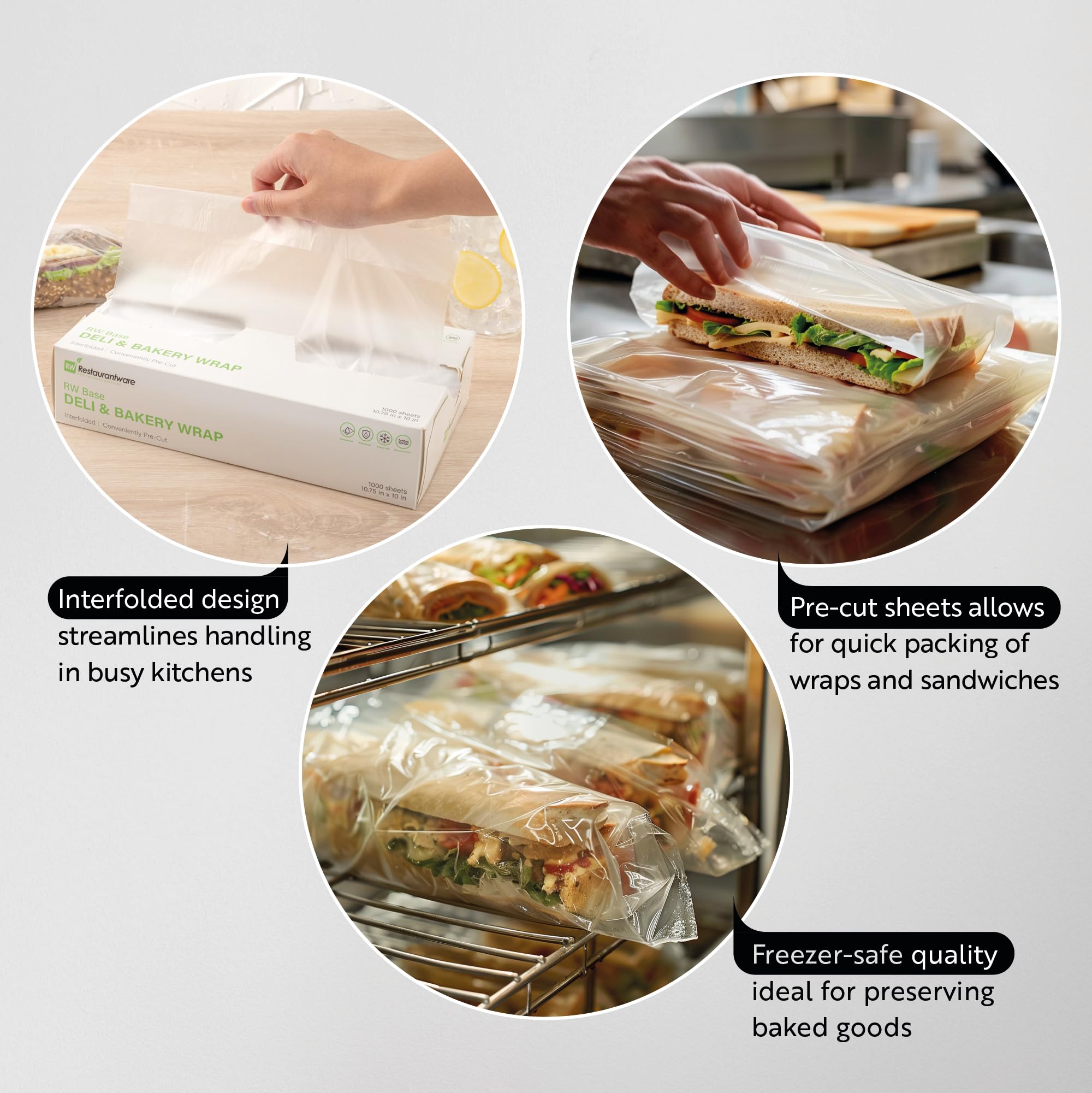 Mua Restaurantware-RW Base 10.75 x 8 Inch Plastic Deli Sheets, 1000 ...