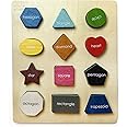 Amazon.com: Basic Shape Sorter by BeginAgain Toys, 12-Piece Educational ...