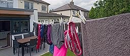 Dryzem Washing Line, Clothes Line, Dual Retractable Washing Line-30m ...