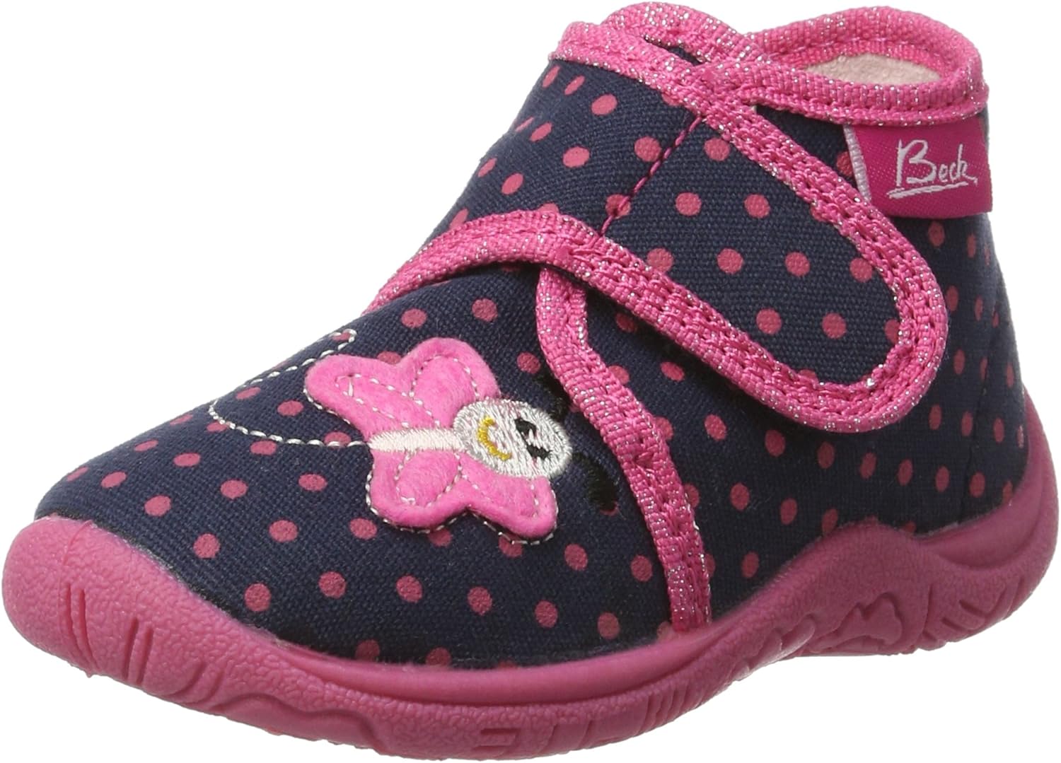 Beck Girls' Jolly Hi-Top Slippers: Amazon.co.uk: Shoes & Bags
