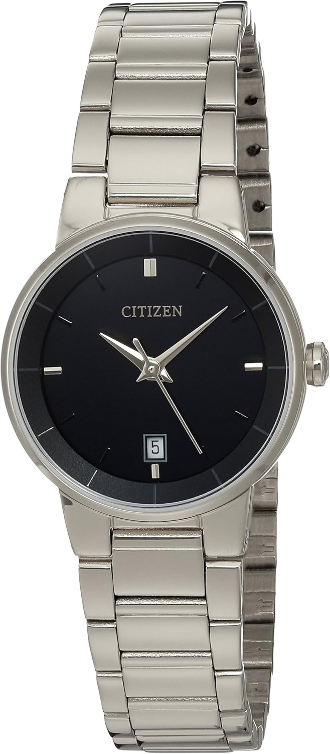 Amazon.com: Citizen Women's Quartz Stainless Steel Watch with Date ...