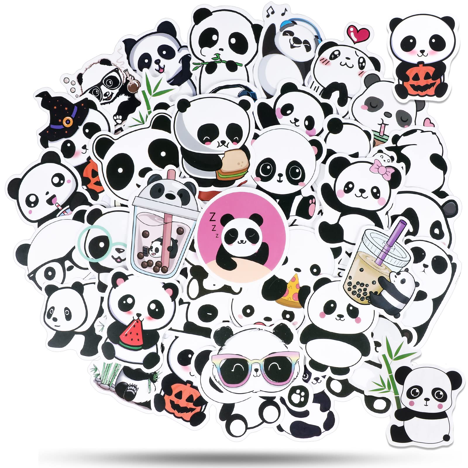 Mua 100 Pcs Panda Stickers for Kids Laptop Water Bottles Phone ...