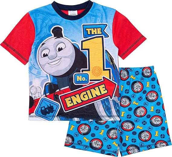 Thomas The Tank Engine Boys Short Pyjamas , Thomas The Tank Toddler Pjs ...