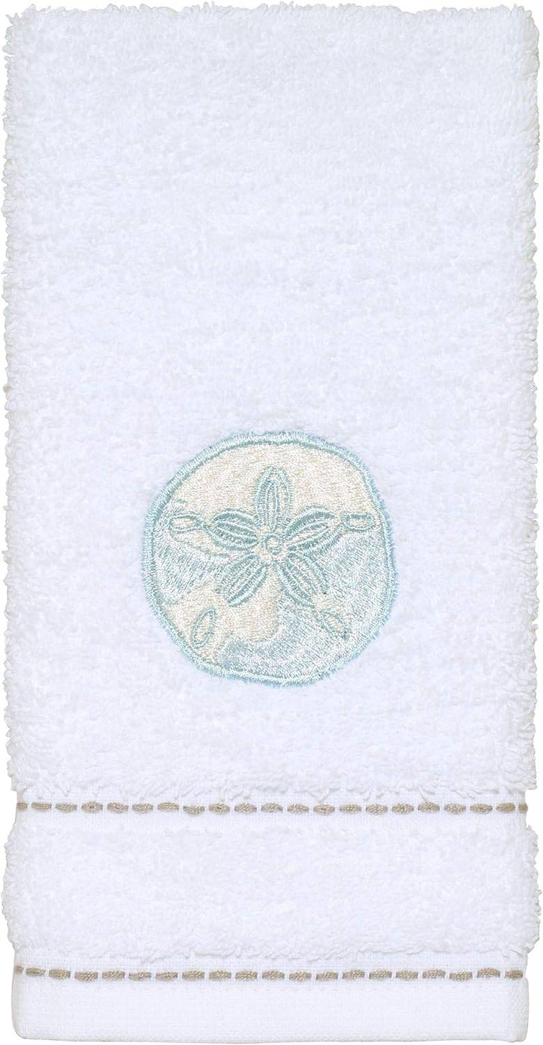 Amazon.com: Avanti Linens Farmhouse Shell Fingertip Towel, White: Home ...