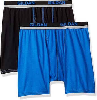 Gildan Men's Active Polyester Boxer Briefs, 2-Pack at Amazon Men’s ...