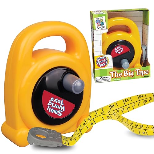 Small World Toys Kids Tape Measure: The Big Tape Construction Toy ...