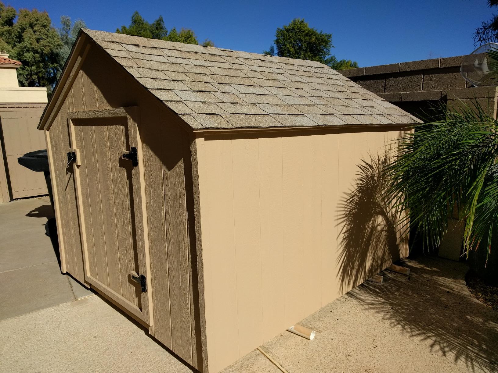 $10/mo - Finance 2x4basics 90192MI Custom Shed Kit with Peak Roof