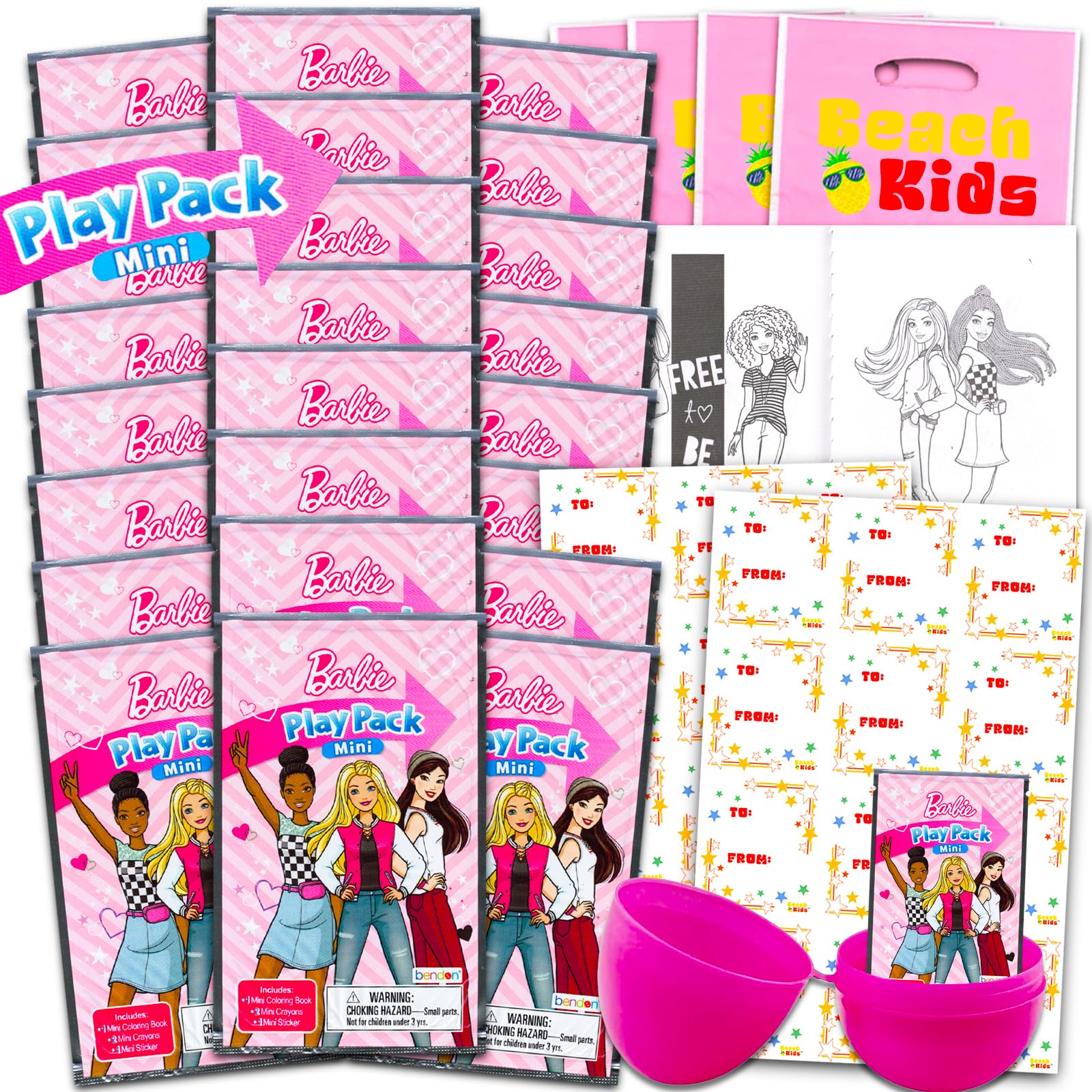 Mua Barbie Classroom Party Favors - Bundle of 24 Barbie Activity Packs ...