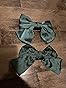 Amazon.com : PIDOUDOU Set of 6 Big Satin Solid 8 Inch Bow Hair Clips ...