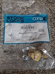 CompX USPS-L-1172C National Mailbox Lock C9100 (Lock with 3-Keys ...