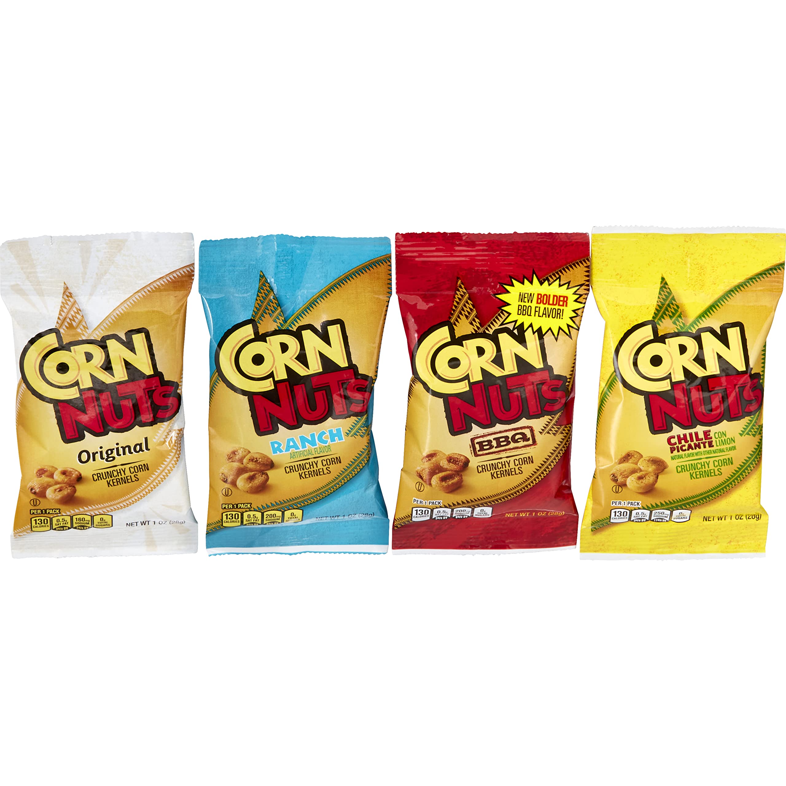 CORN NUTS Variety Pack, Crunchy Corn Kernels, Snack Box, Individual ...