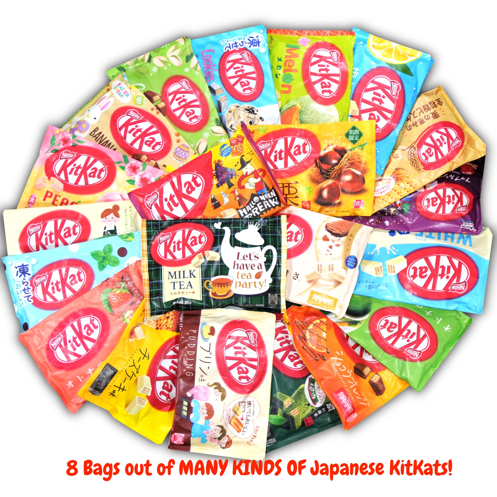 DagashiyaBox Japanese Treats Snacks Assortment Box With 70~80 Bars Pcs ...