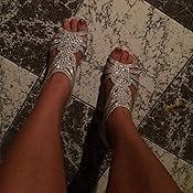 Amazon.com | Enzo Romeo Kinmi25N Womens Open Toe Mid Heel Wedding ...