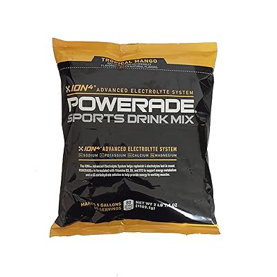 Buy Powerade Tropical Mango Powder Drink Mix, 5 Gallon Bag Online at ...
