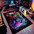 Amazon.com: NEBOTON Gaming Rug for Game Room, Gamer Rug for Boys ...