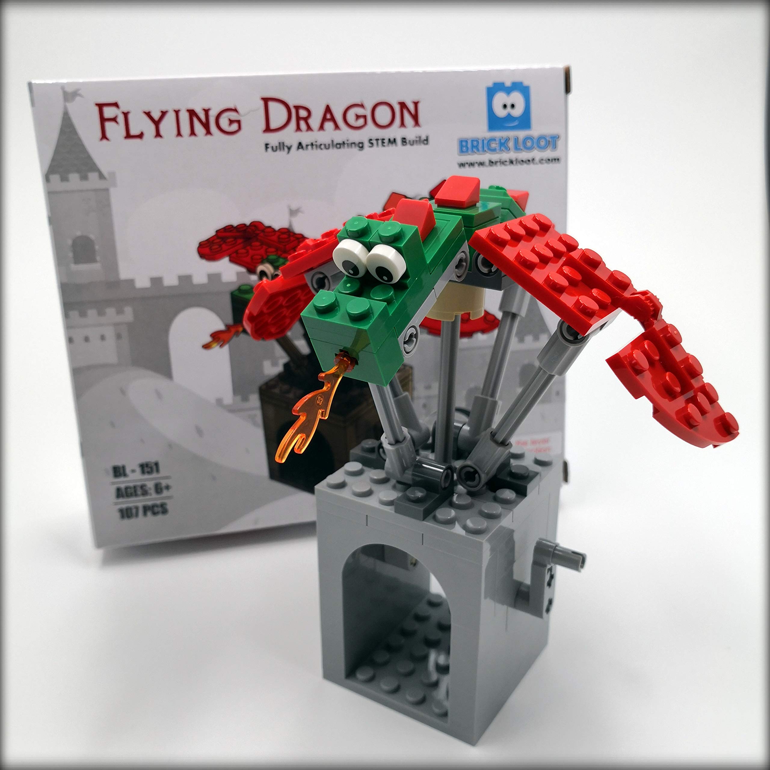 Mua Brick Loot Flying Dragon Castle STEM Technic Educational Toys Kit ...