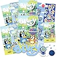 Amazon.com: Bluey Party Favor Set - Bundle of Bluey 8 Bluey Activity ...