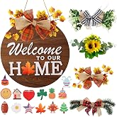 Amazon.com : Welcome Sign for Front Door, Interchangeable Welcome Sign ...