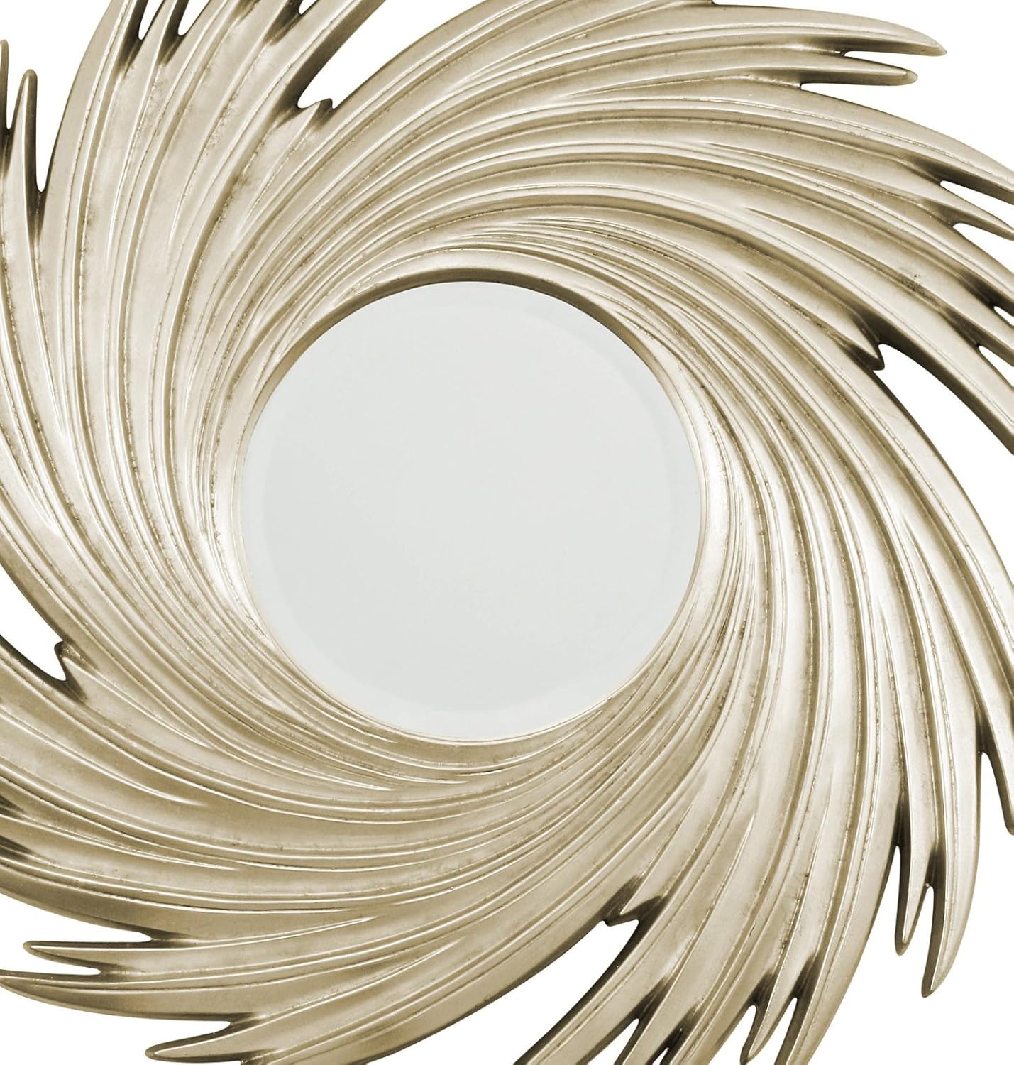 Premier Housewares Sunburst Swirl Wall Mirror – Champagne – BigaMart