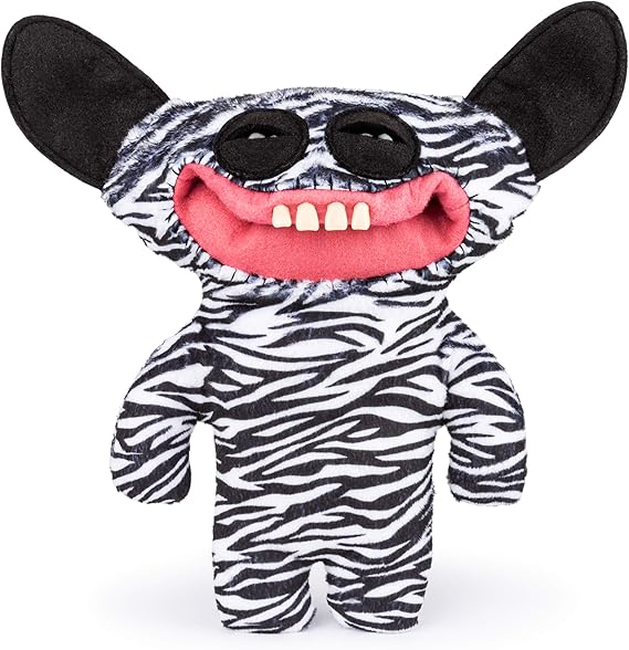 Fugglers, Funny Ugly Monster, 9 Inch Grin Grin (Zebra Print) Plush ...