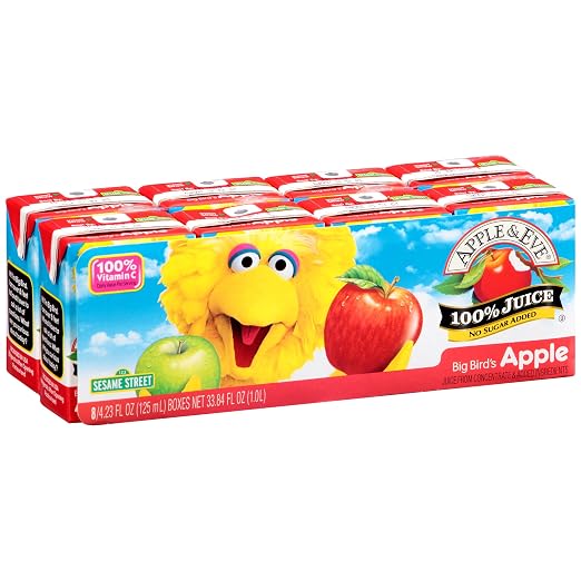Amazon.com: Apple & Eve Sesame Street Juice, Big Bird's Apple, 4.23 ...