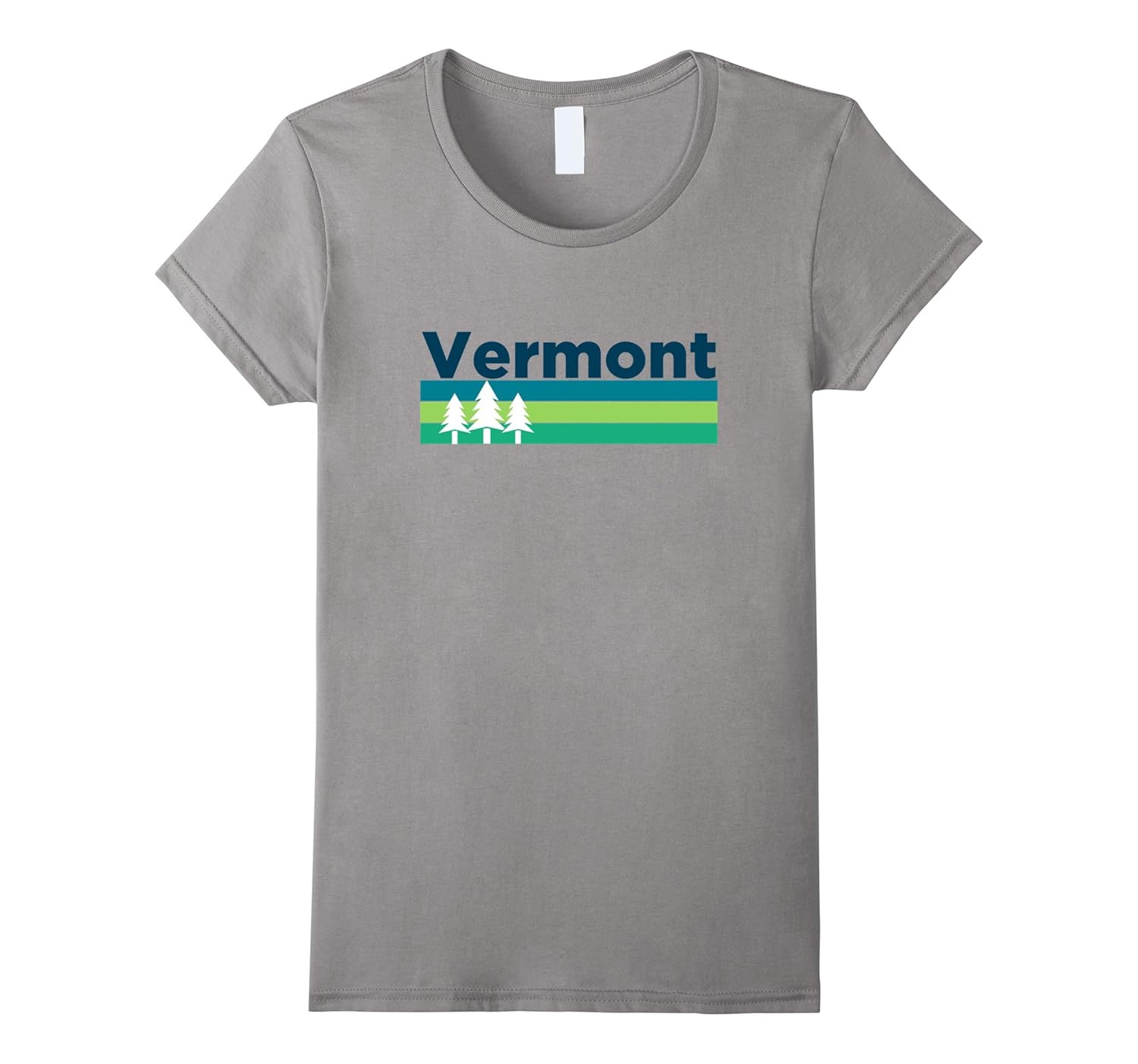 Vermont Retro Trees & Forest – Vermont T-Shirt-4LVS – 4loveshirt