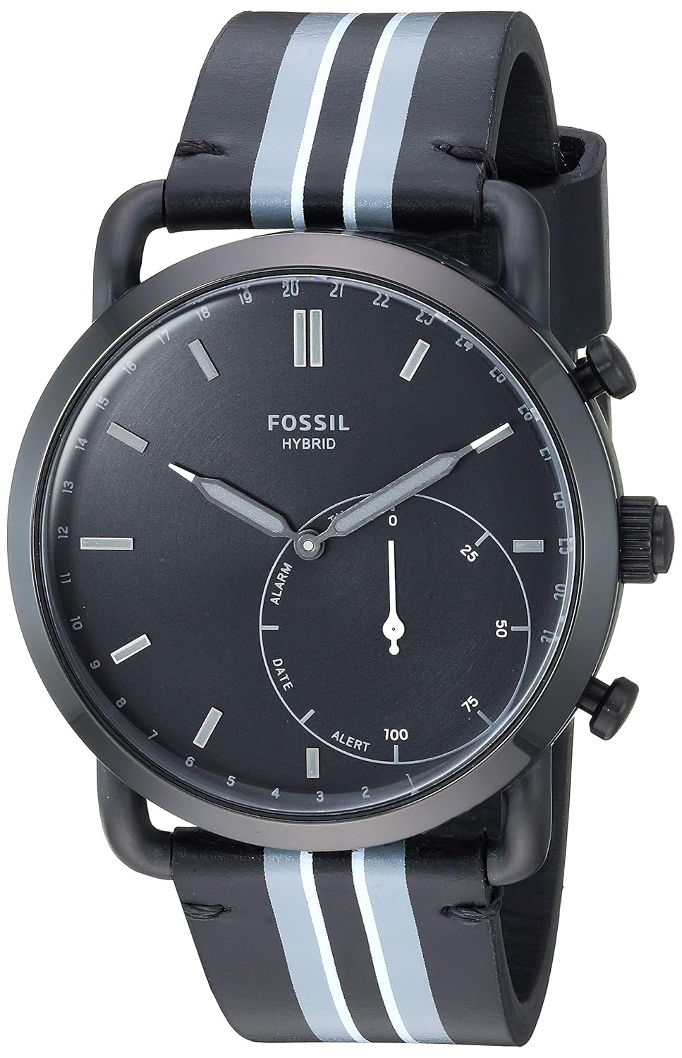 Buy Fossil Commuter Hybrid Smartwatch Analog Black Dial Men's Watch ...