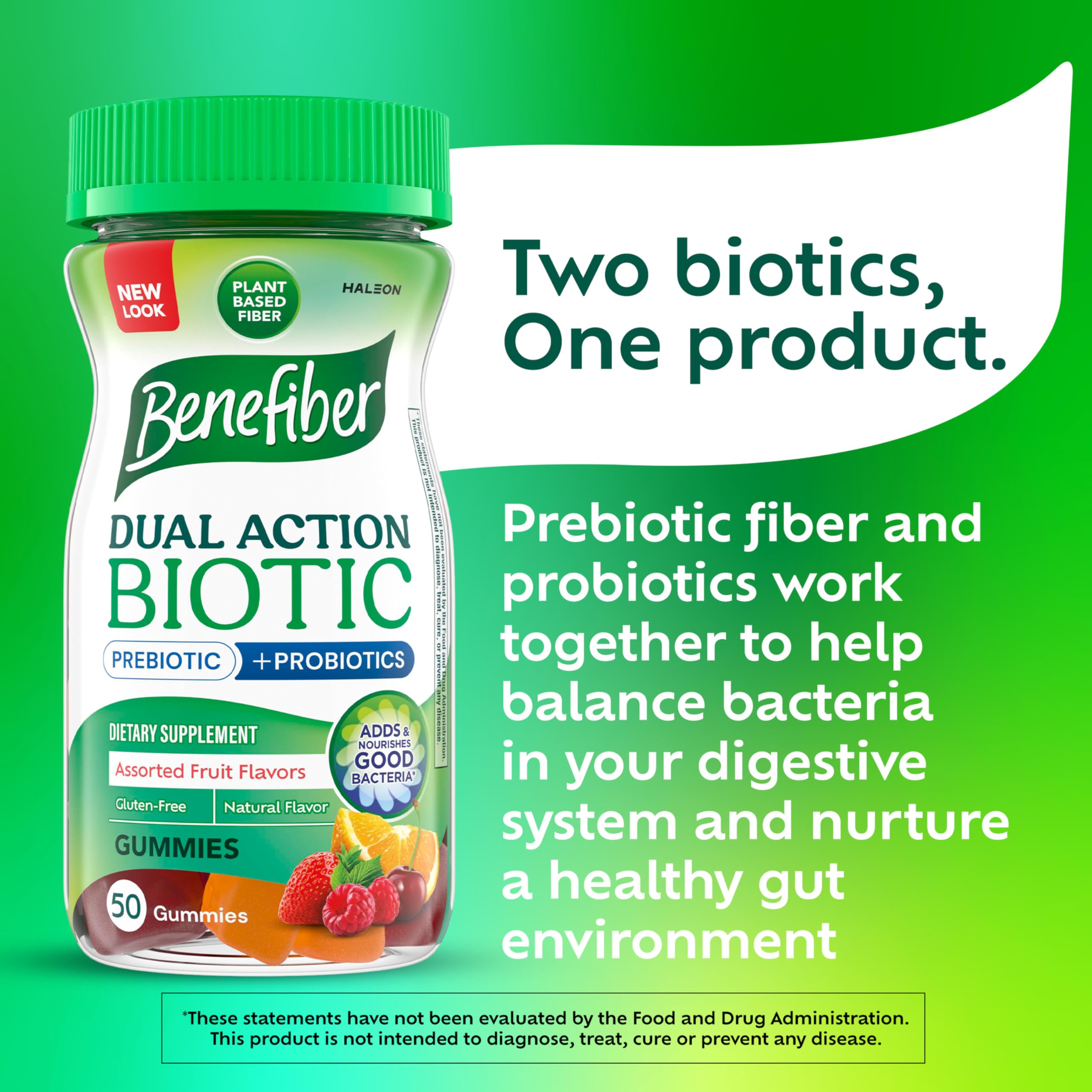 Mua Benefiber Prebiotic Fiber Supplement Gummies with Probiotics for ...