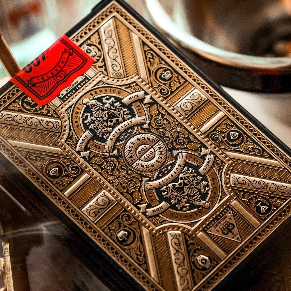 Theory 11 007 Playing Cards – James Bond Deck – Includes Cascade Card ...