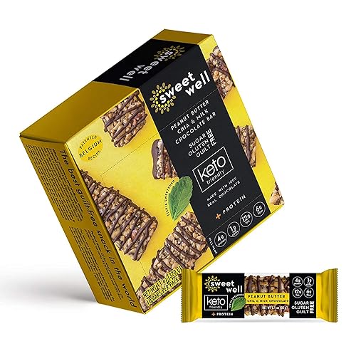 Peanut Butter, Chia, and Milk Chocolate Low Carb Keto Snack, Gluten ...