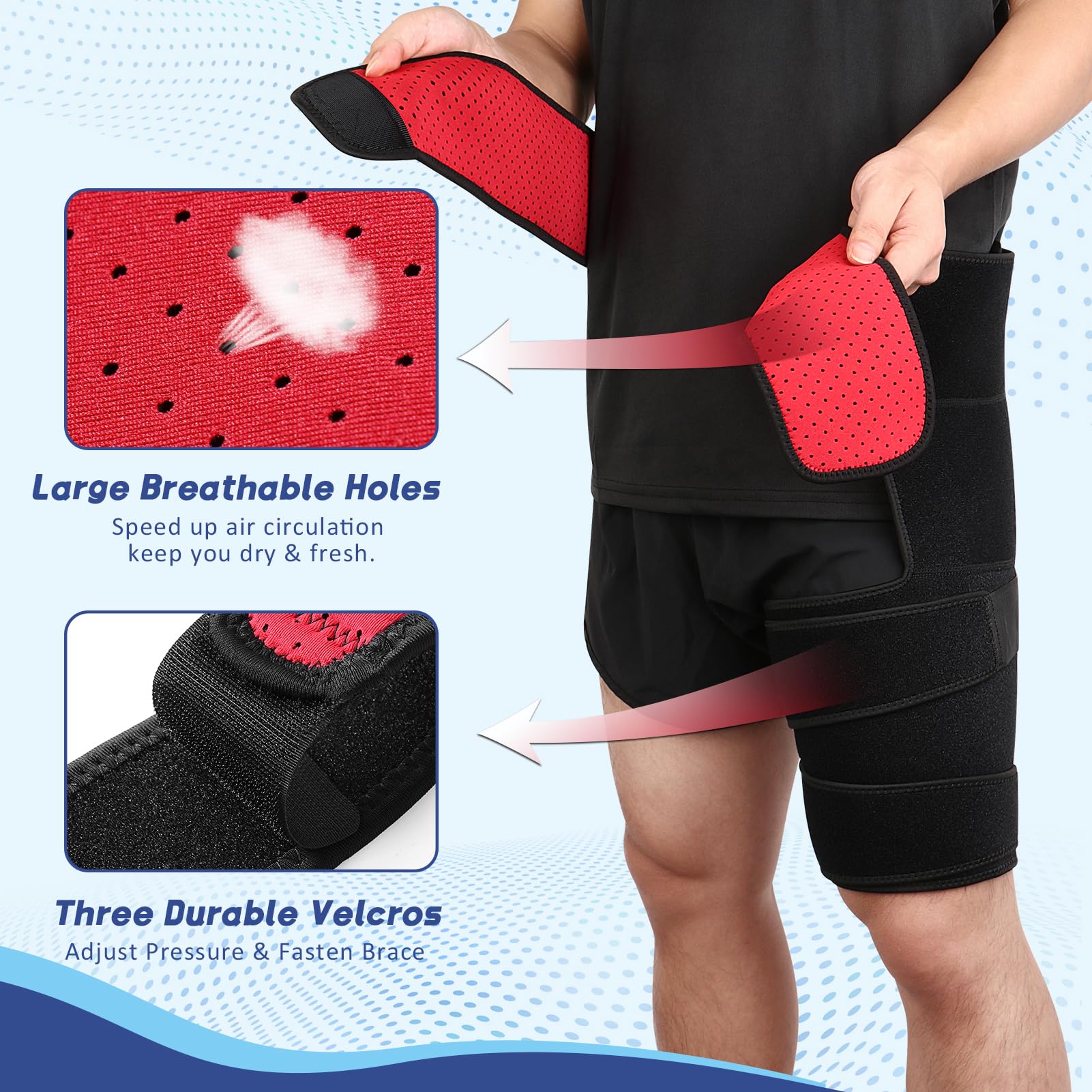 Mua beister Men and Women Adjustable Hip Groin Stabilizer and Hip Brace ...
