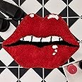 Amazon.com: Panstar Red Lips Bathroom Rug, Cute Lips Bath Mat Non Slip ...