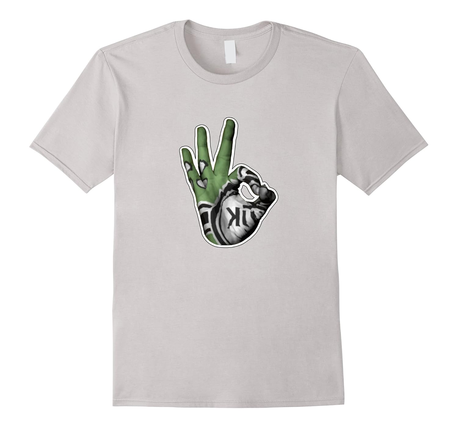 Kekistan Flag Hand Giving the OK Sign for Kekistanis Kek-Art – Artvinatee