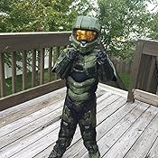 Amazon.com: Master Chief Child Mask and Gloves Costume Kit: Toys & Games