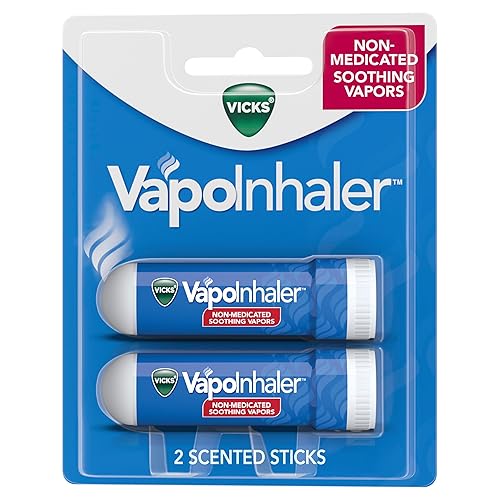 Vicks VapoInhaler, On-the-Go Portable Nasal Inhaler, Non-Medicated ...
