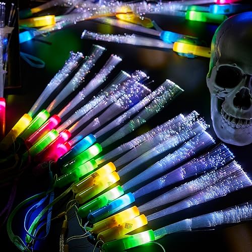 Battery Operated Fiber Optic Lights Chivao 130 Pcs LED Fiber Optic