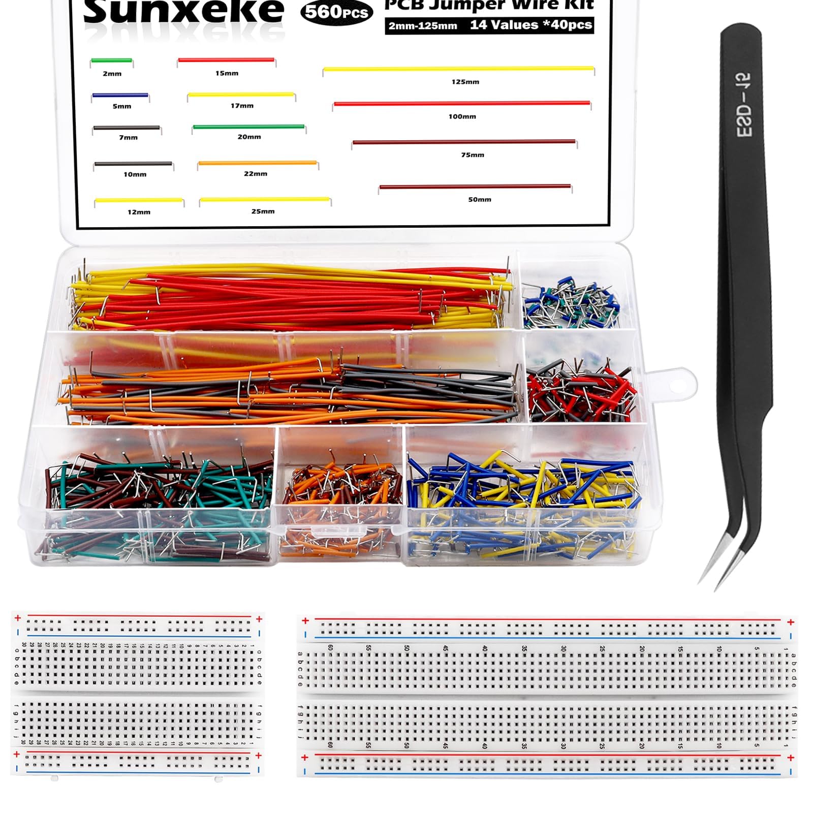 Mua 560Pcs Breadboard and Jumper Wire kit PCB Circuit Board Assortment ...