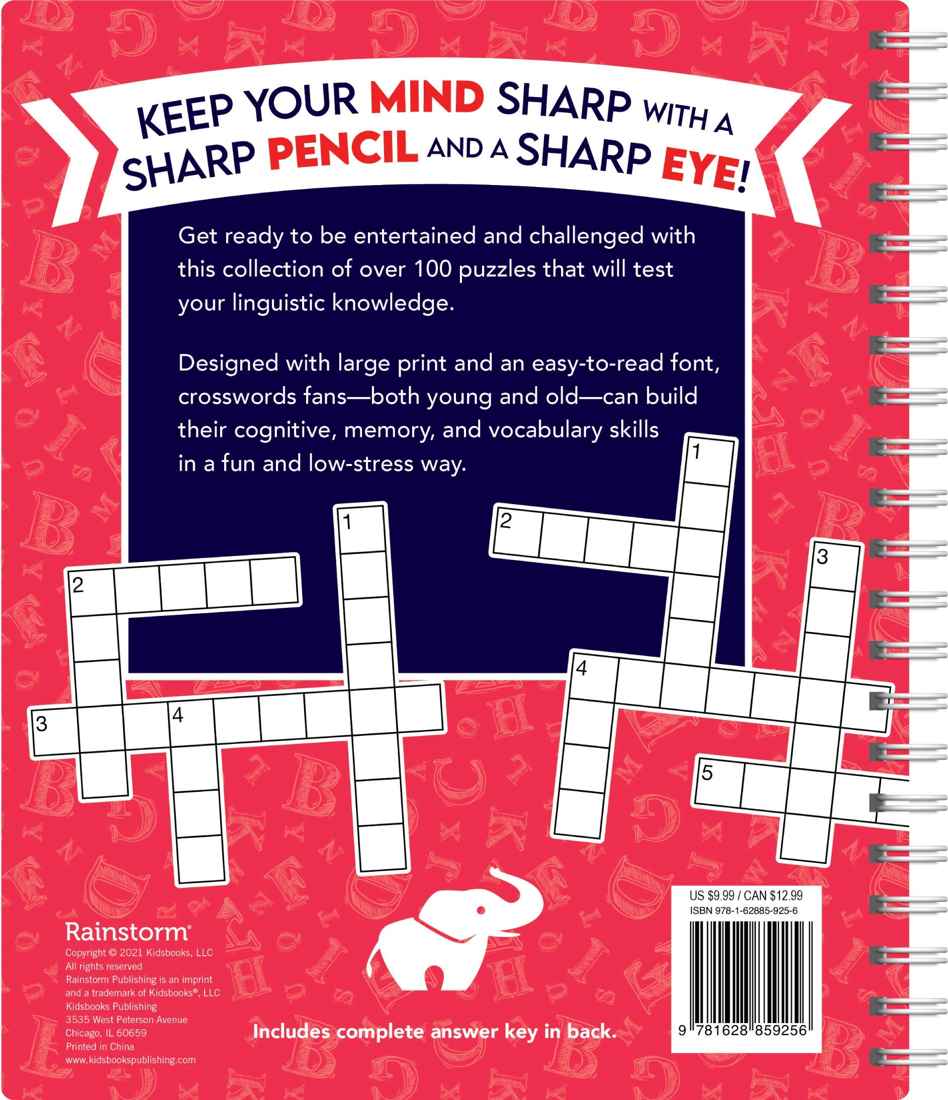 Mua Brain Booster: Large Print Crosswords-Fun Exercises for your Brain ...