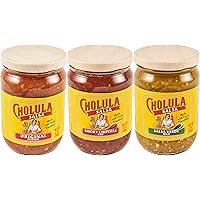 Amazon.com: Cholula Salsa Variety Pack (Original, Smoky Chipotle, and ...
