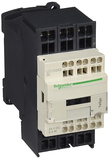Schneider Electric LC1D253BL Contactor 24V DC, Tesys D Contactor - 3P(3 ...
