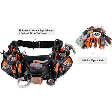 Mua WELKINLAND Heavy-Duty Electrician tool belt, Electricians tool ...