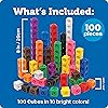 Learning Resources MathLink Cubes - Set of 100 Cubes, Ages 5 ...