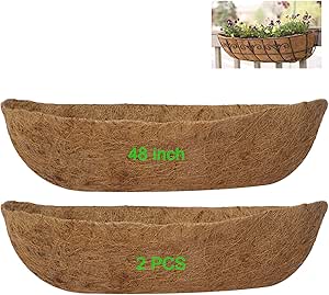 Amazon.com: 48 Inch Coco Liner,Window Deck Trough Coco Coir Coconut ...