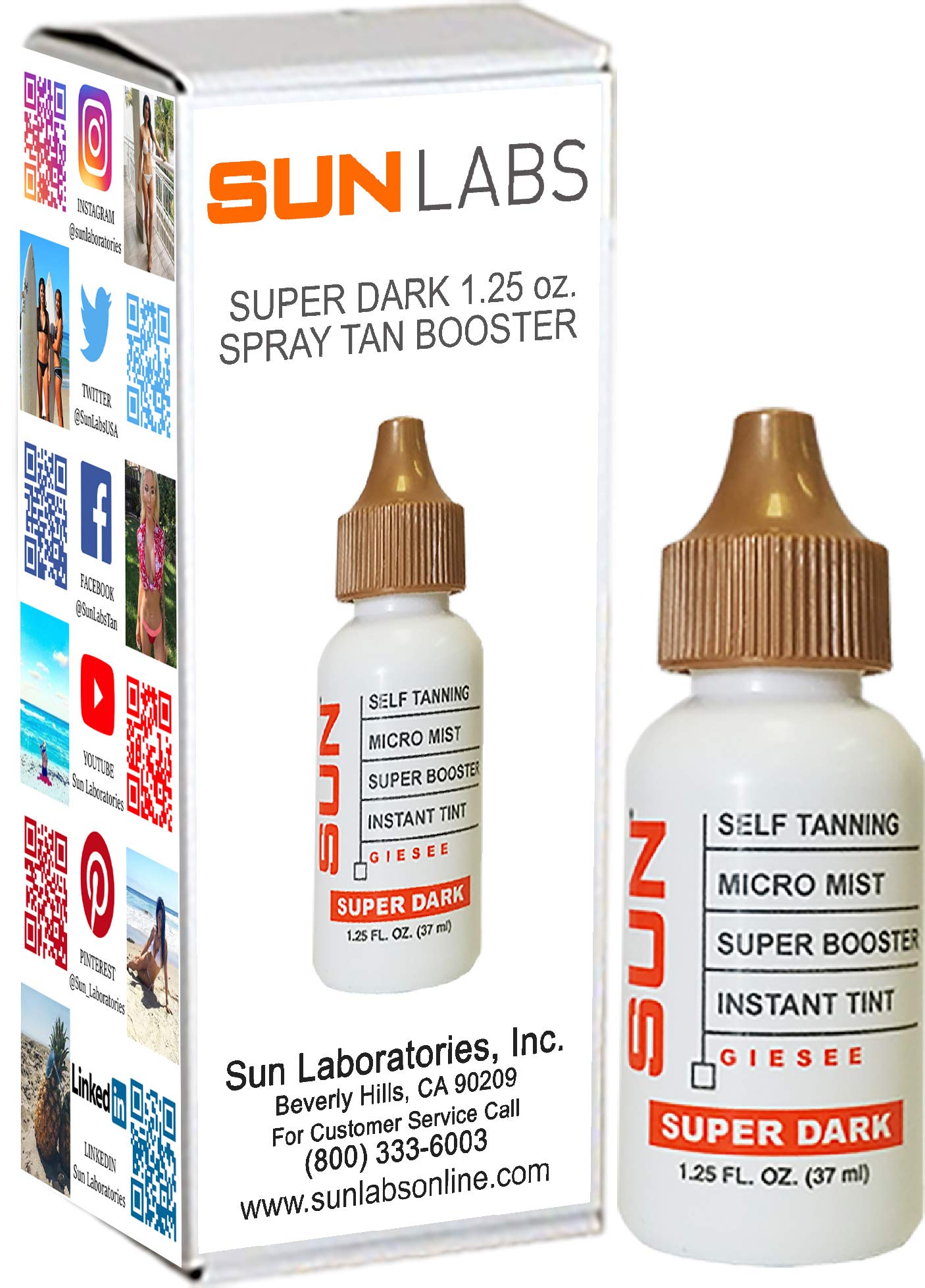 Amazon.com : Spray Tan Solution (Dark) Self Tanner 16 oz 2-Pack for ...