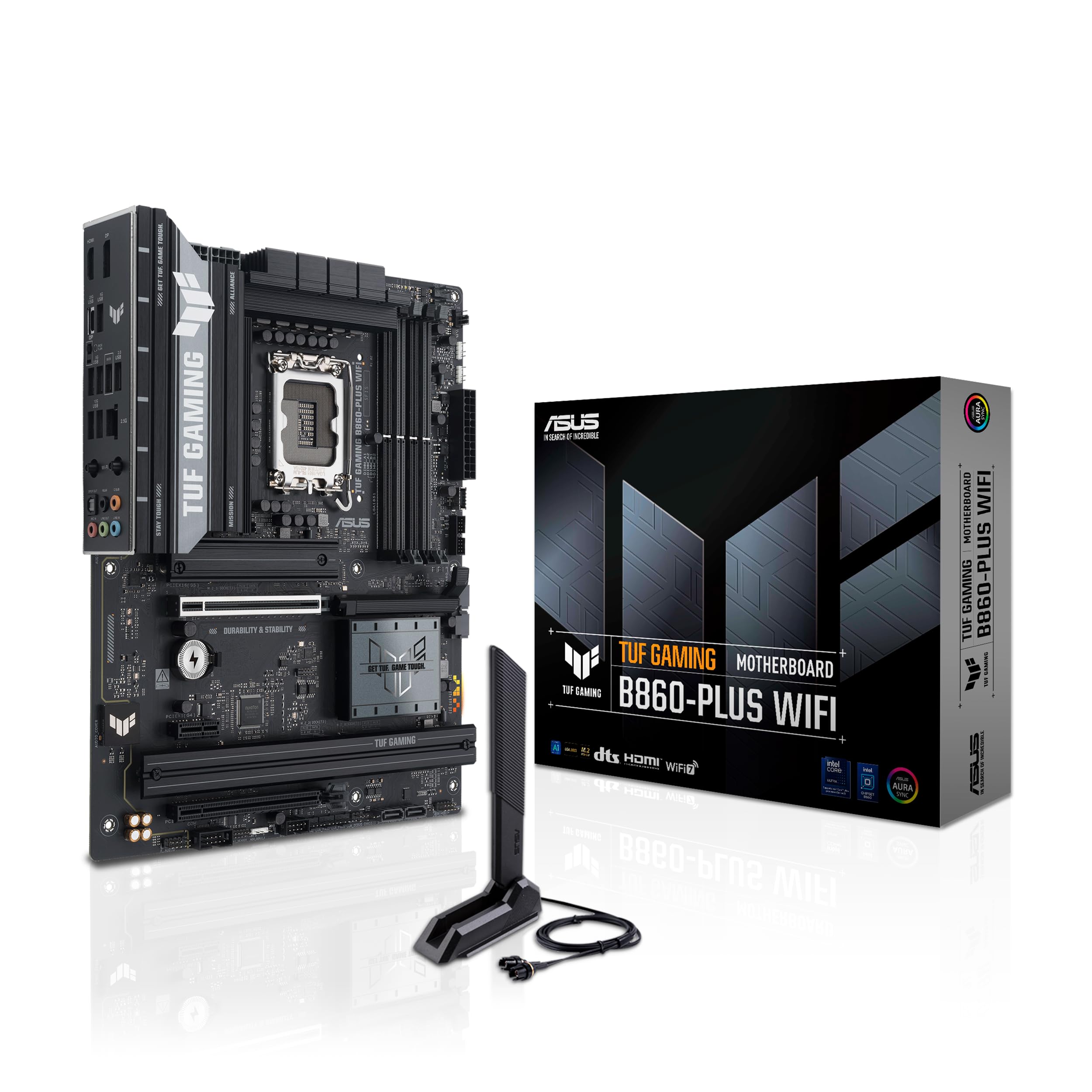 ASUS TUF Gaming B860-PLUS WiFi B860 LGA 1851 ATX Motherboard, Intel® Core™ Ultra Series 2 Ready ...