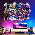 Amazon.com: decalmile Large 3D Game Wall Decals Gamer Controller Video ...